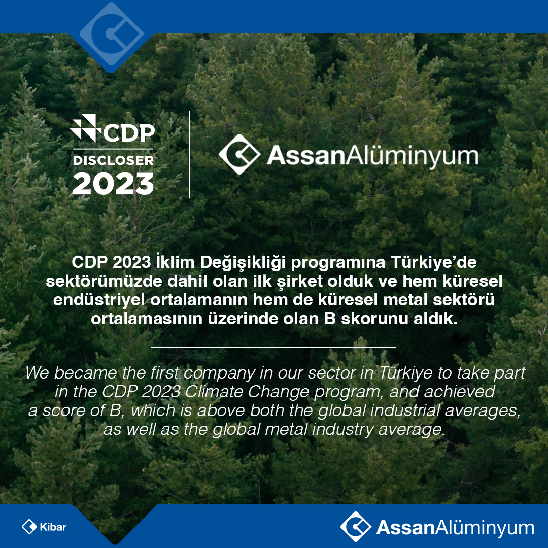 Assan Alüminyum sektöründe CDP raporlaması yapan ilk Türk şirketi oldu ...